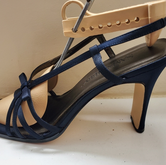 Sam & Libby | Shoes | Evening Wear Strappy Satin Heels | Poshmark